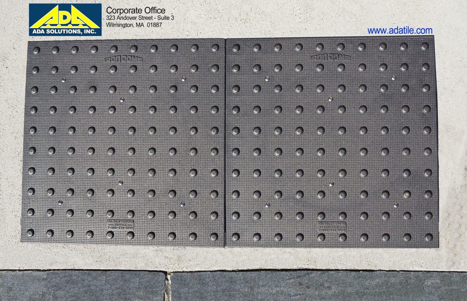 ADA Solutions Iron Dome | Detectable Cast Iron Tactile Warning Surface ...