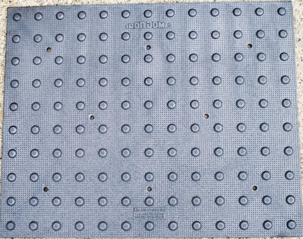 ADA Solutions Iron Dome | Detectable Cast Iron Tactile Warning Surface ...