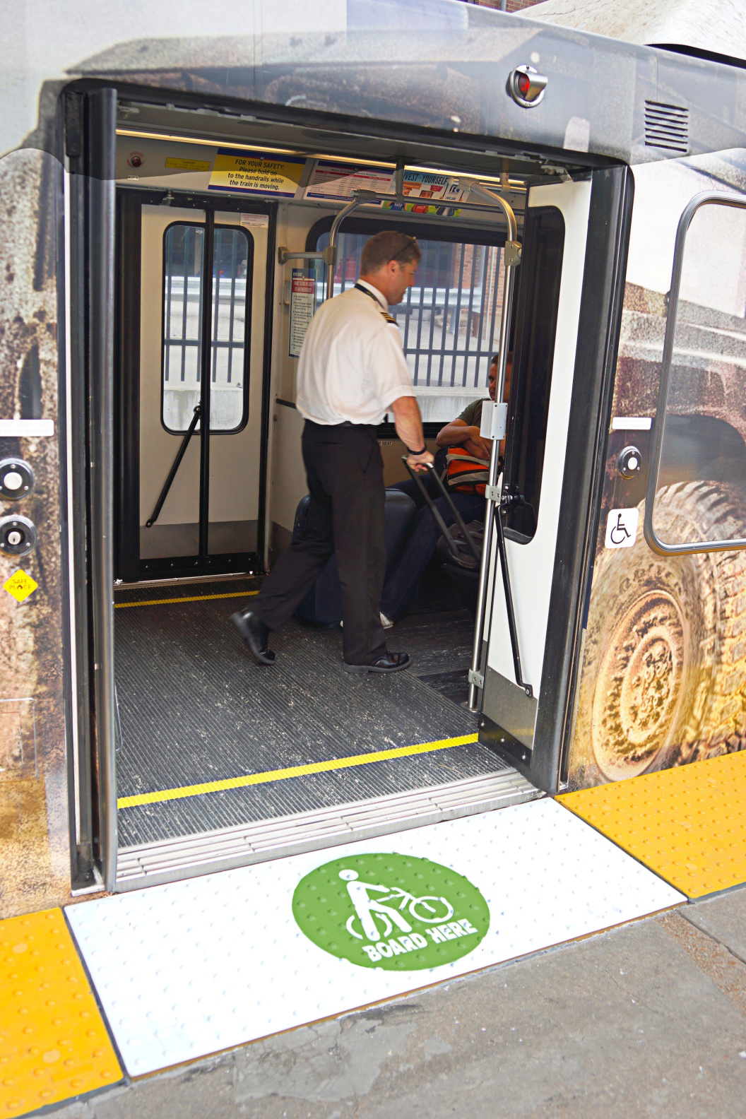 Replaceable Graphic Tile Systems | ADA Solutions - Tactile Warning Surfaces