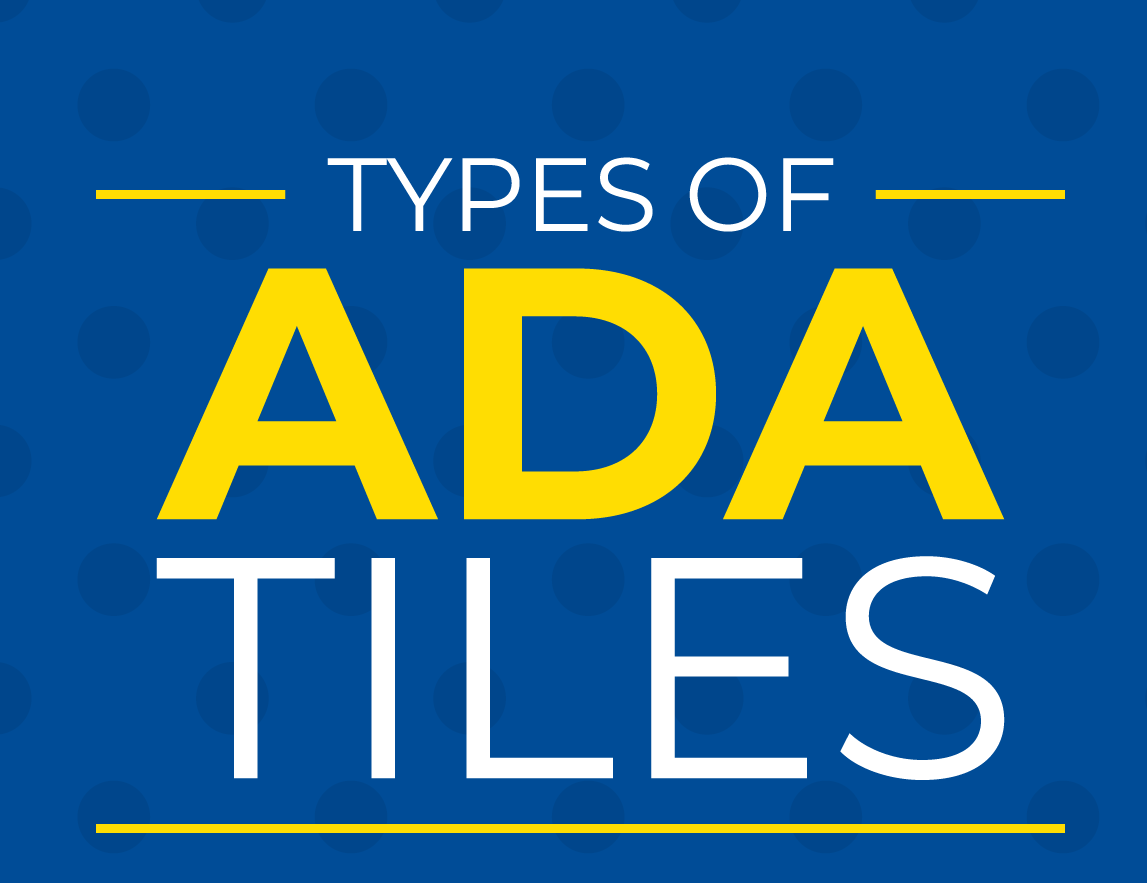 Different Types of ADA Tiles | ADA Solutions, Inc.