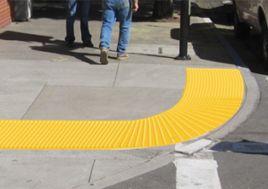 Curved Detectable Warning Tiles | ADA Solutions, Inc.